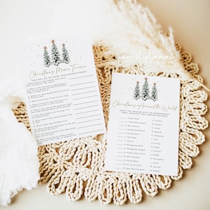 Christmas Party Games Bundle, Printable Holiday Games, Christmas Trivia ...