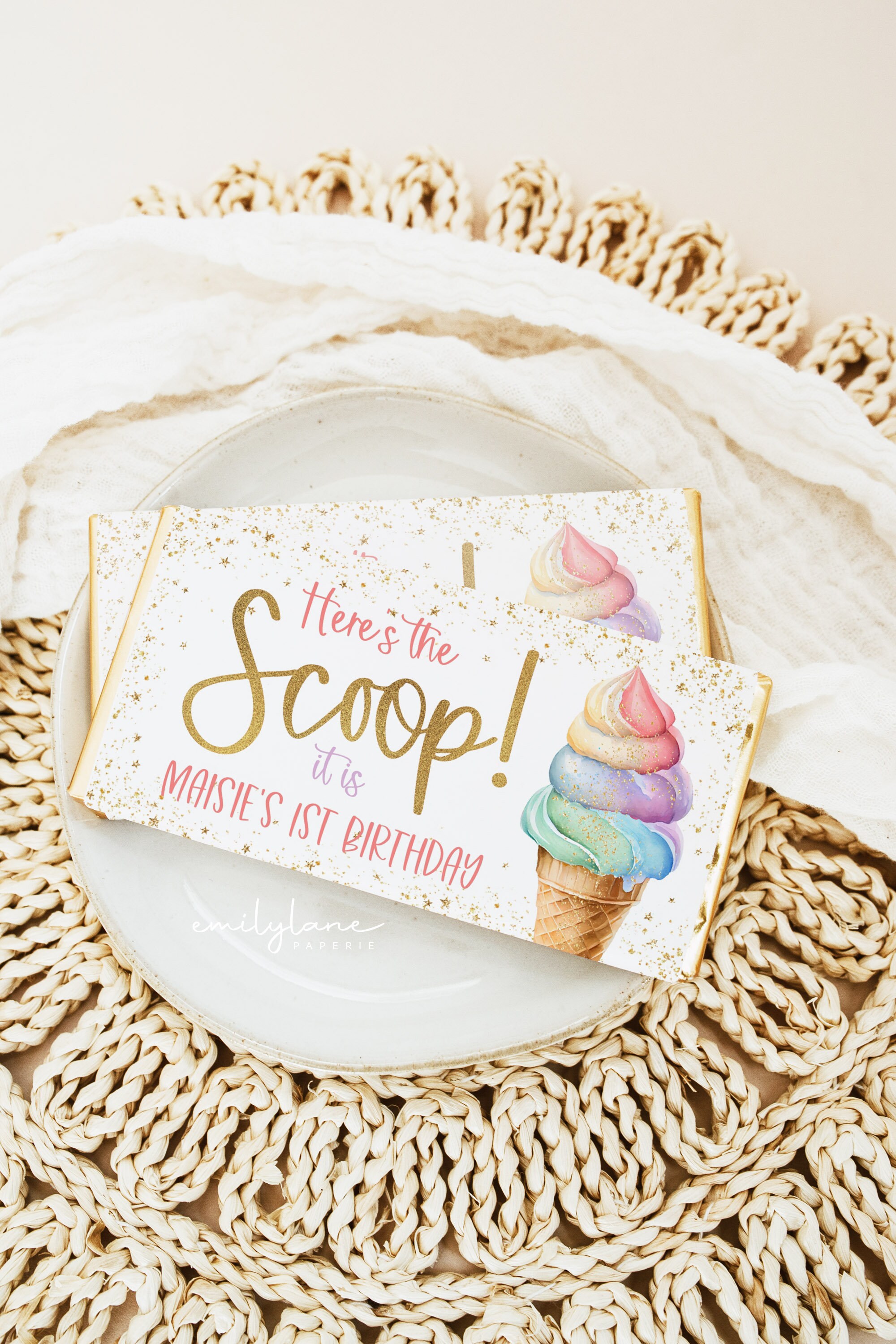 Ice Cream Chocolate Bar Wrapper, Ice Cream Candy Bar Wrapper Template ...