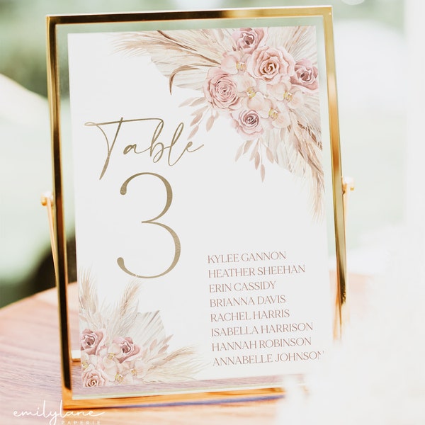 Table Numbers Printable - Etsy