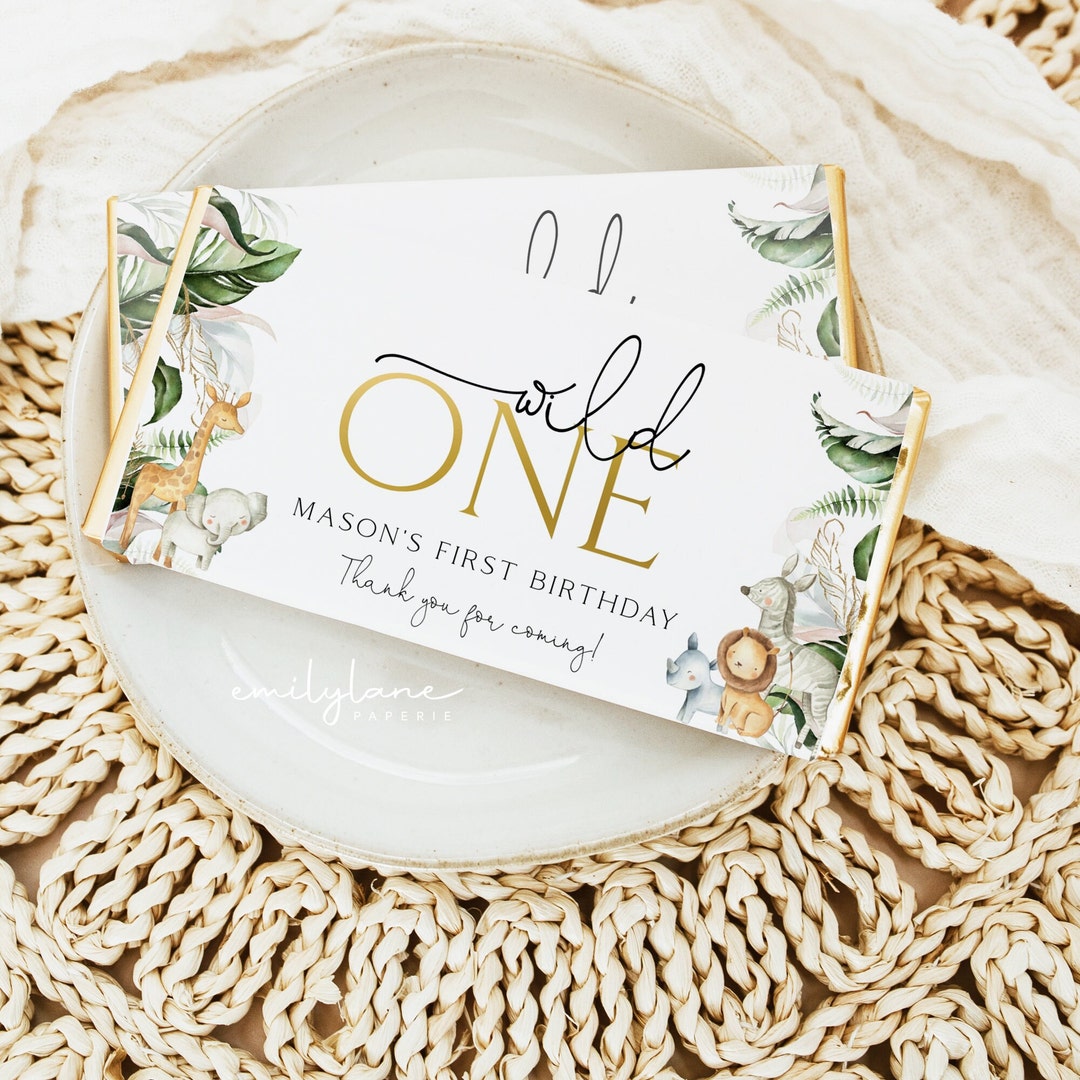 Wild One Candy Bar Wrapper, Wild One Chocolate Bar Wrapper Template ...