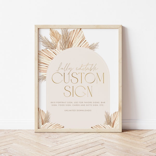 8x10 Printable Sign - Etsy