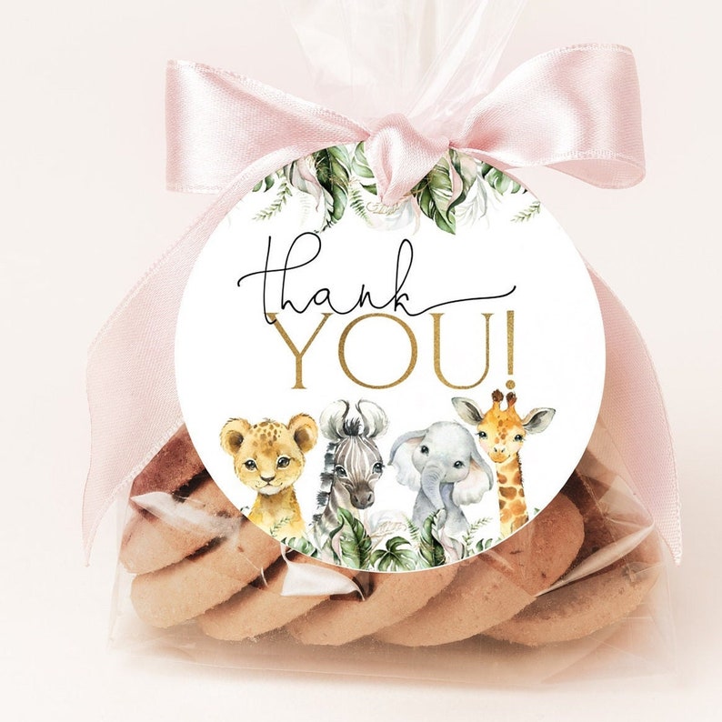 Wild One Thank You Favor Tag Wild One Birthday Thank You - Etsy