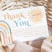 Thank You Card, Sun Thank You Card Printable, Here Comes the Son Baby ...