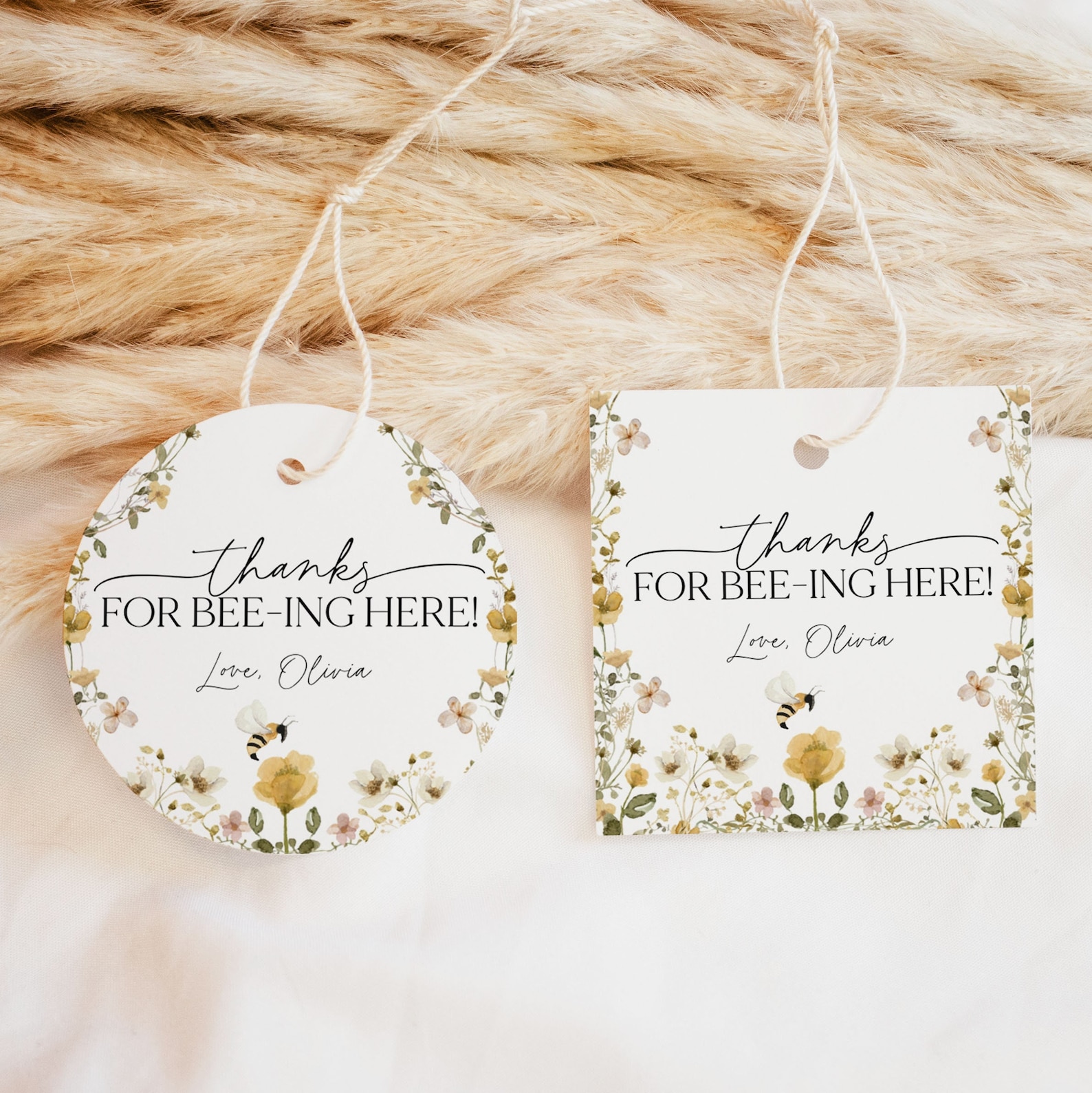 Bee Thank You Favor Tag, Bee Baby Shower Thank You Favor Tag, Mommy to ...