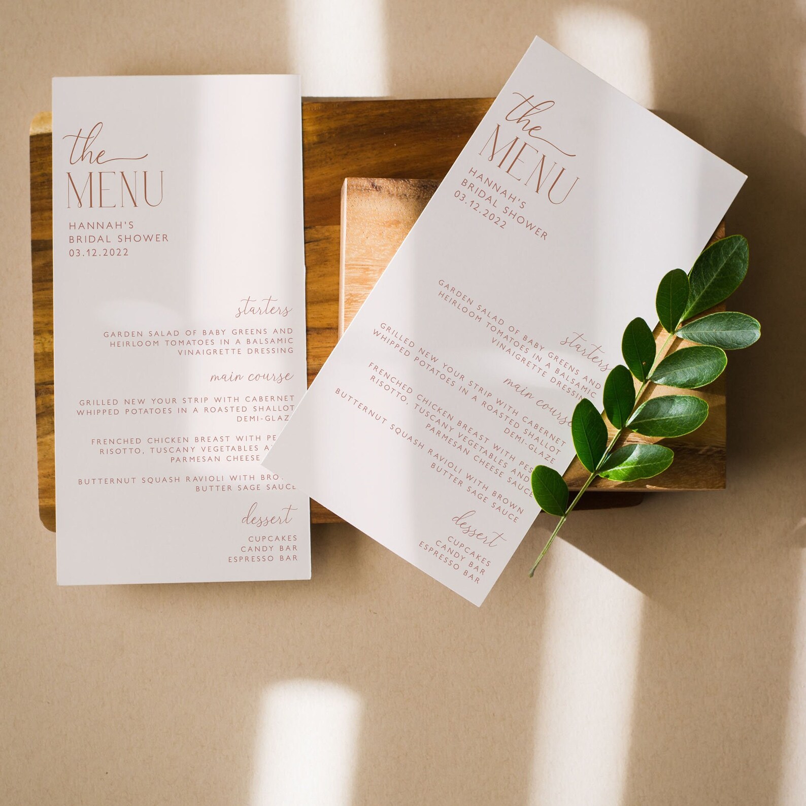 Boho Minimalist Menu Template Boho Printable Bridal Shower - Etsy