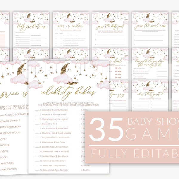 Moon and Stars Baby Shower (You'll Love) - Etsy