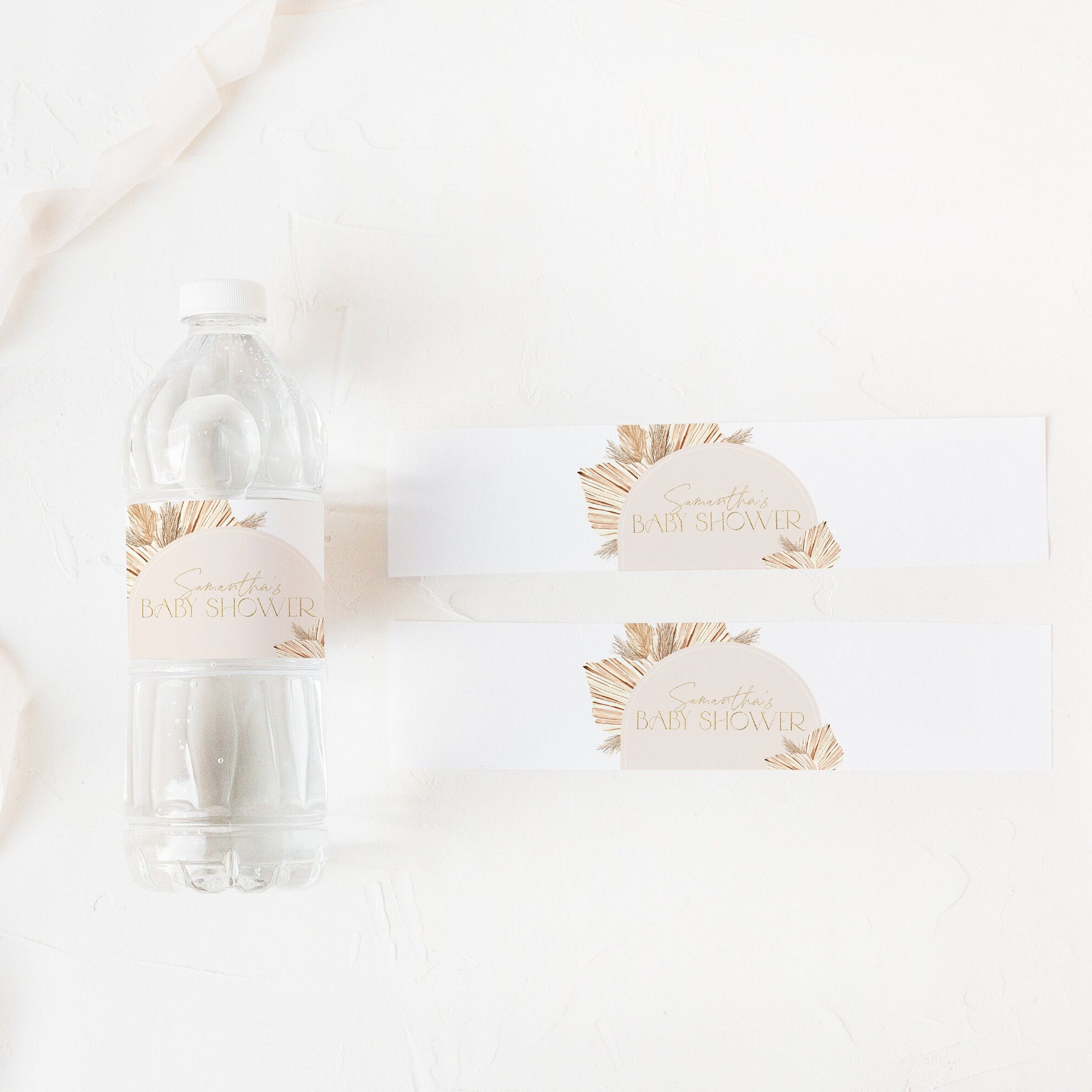 Boho Water Bottle Label Boho Baby Shower Water Label - Etsy