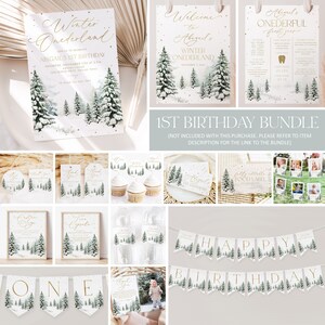 Editable Food Labels, Winter Snow Food Label Card, Woodland Birthday ...