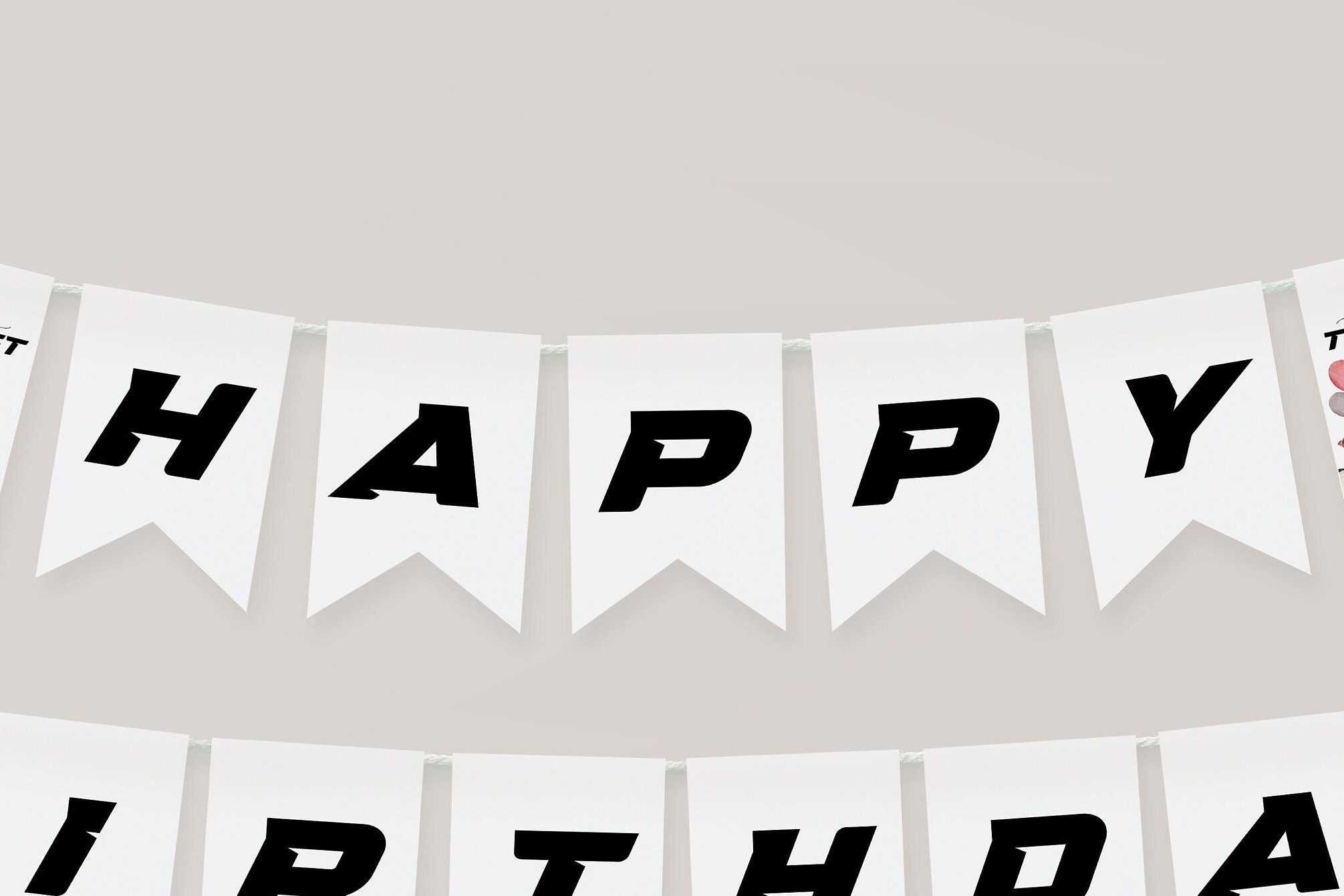 Two Fast Happy Birthday Banner, Red Race Car Happy 1st Birthday Banner ...