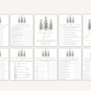Christmas Party Games Bundle, Printable Holiday Games, Christmas Trivia ...