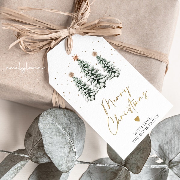Christmas Tree Label - Etsy
