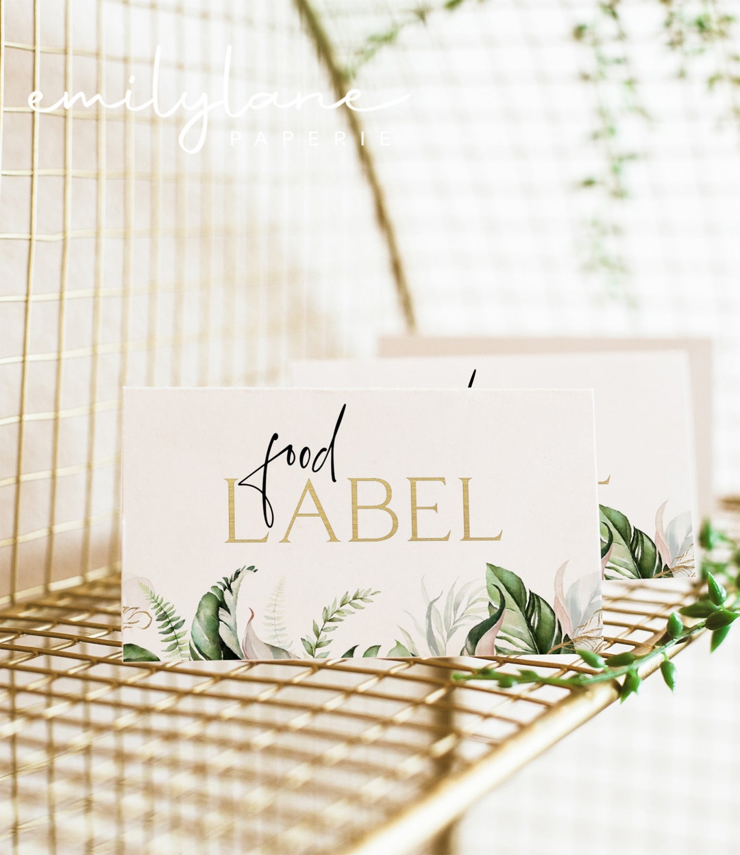 Wild One Food Labels, Wild One Food Label Card, Safari Birthday Food ...