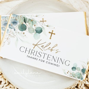 Baptism Chocolate Bar Wrapper Template, Printable Candy Bar Wrapper ...