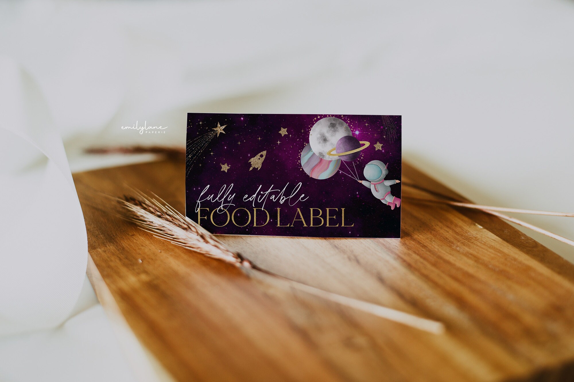 Space Food Labels Outer Space Food Label Card Fist Trip - Etsy