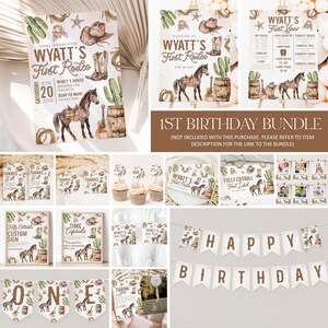 Western Thank You Favor Tag, 1st Rodeo Thank You Favor Tag, Rodeo 1st ...