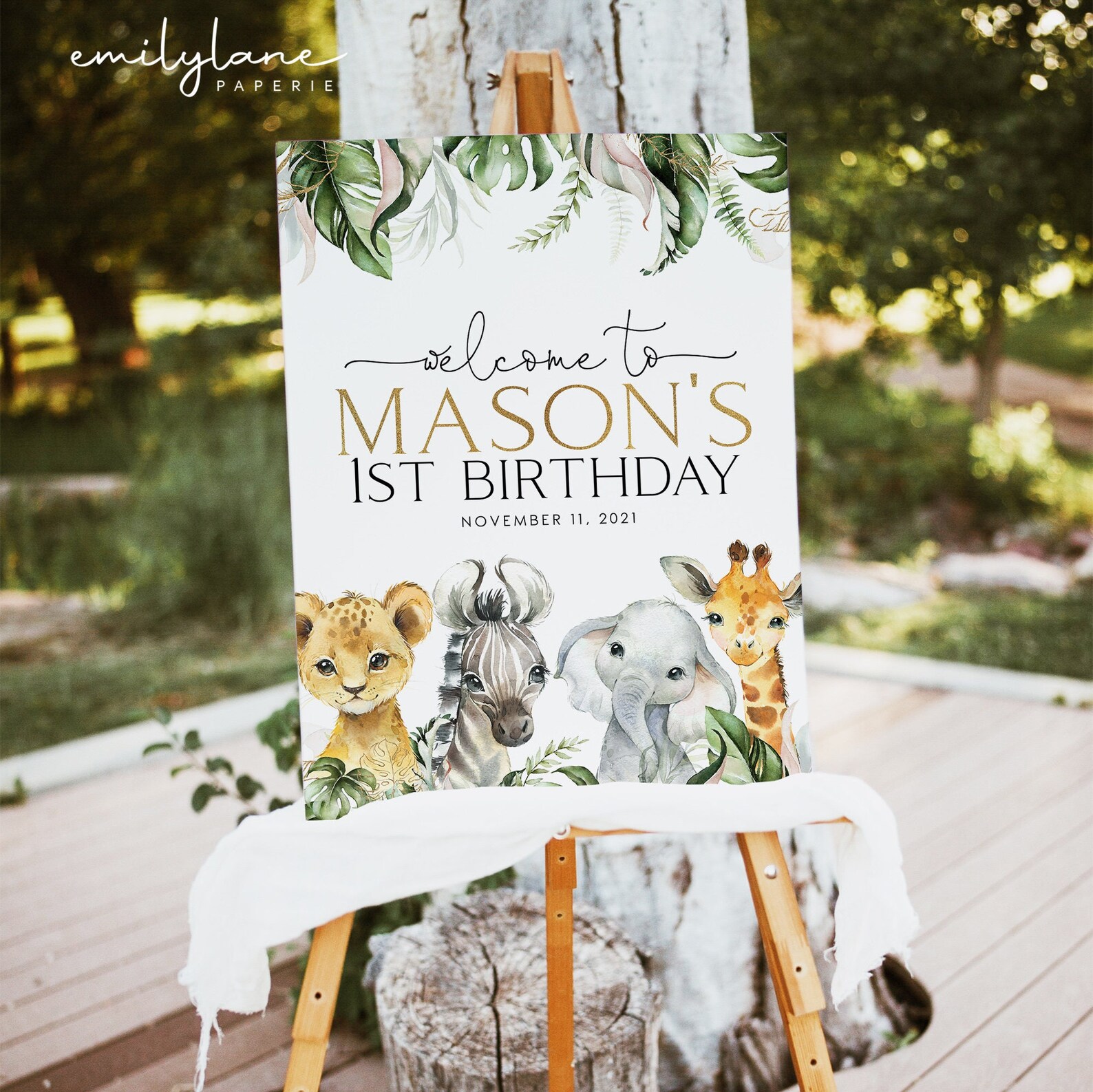 Wild One 1st Birthday Welcome Sign Wild One Welcome Sign 1st - Etsy