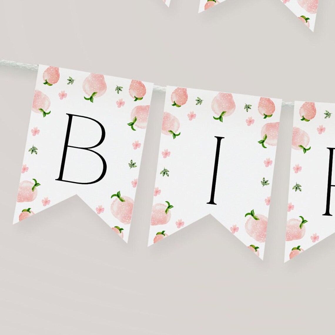 Happy Birthday Banner, Happy 1st Birthday Banner Printable, First ...