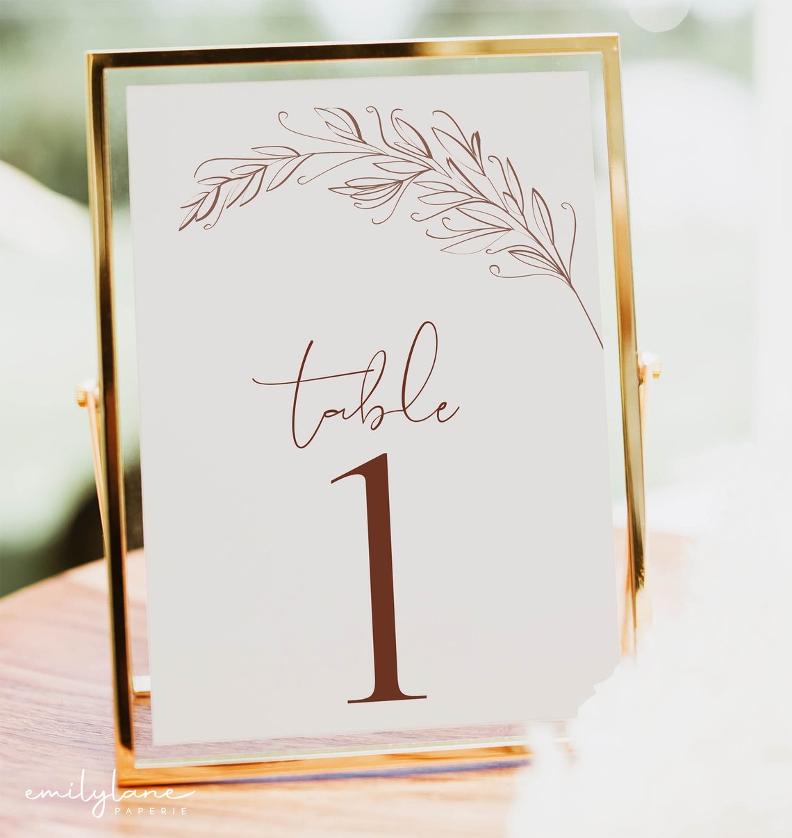 Printable Table Numbers Template Boho Wedding Table Numbers - Etsy