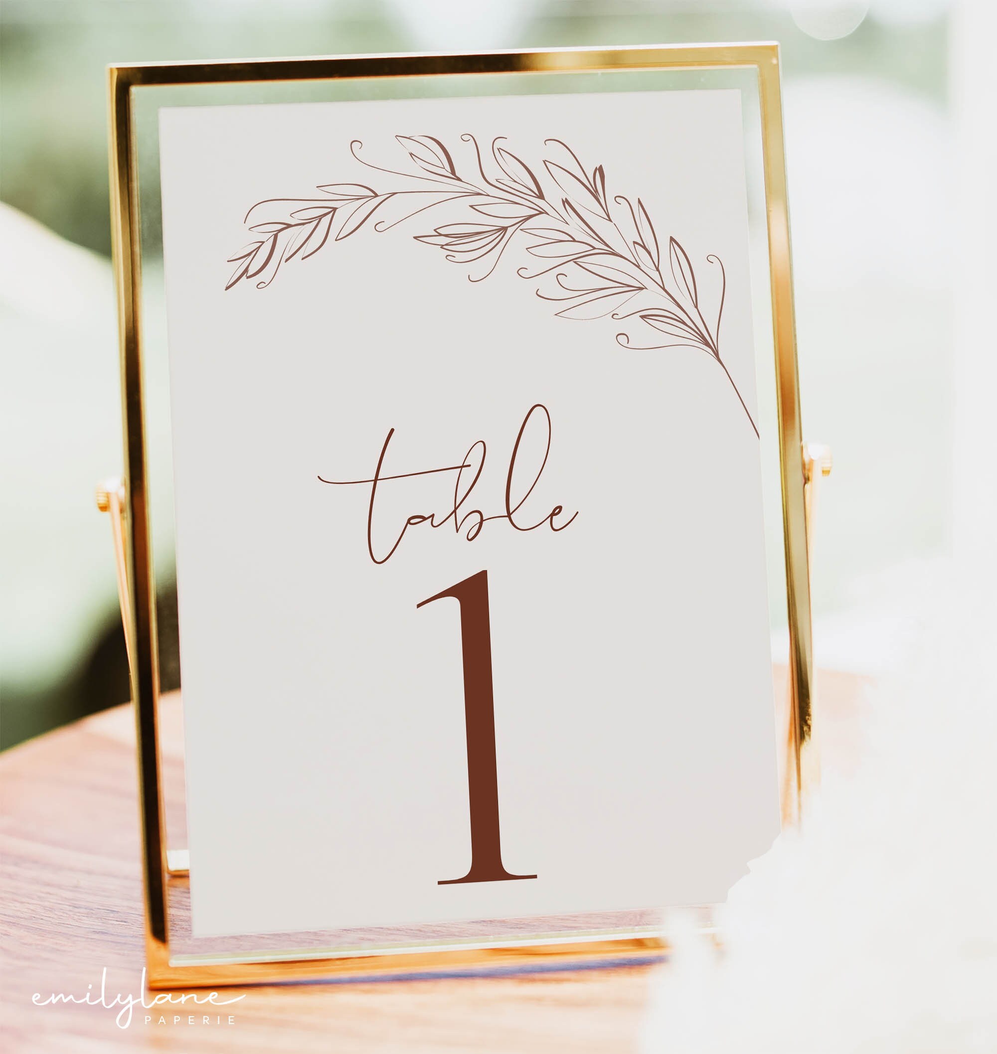 Printable Table Numbers Template Boho Wedding Table Numbers - Etsy