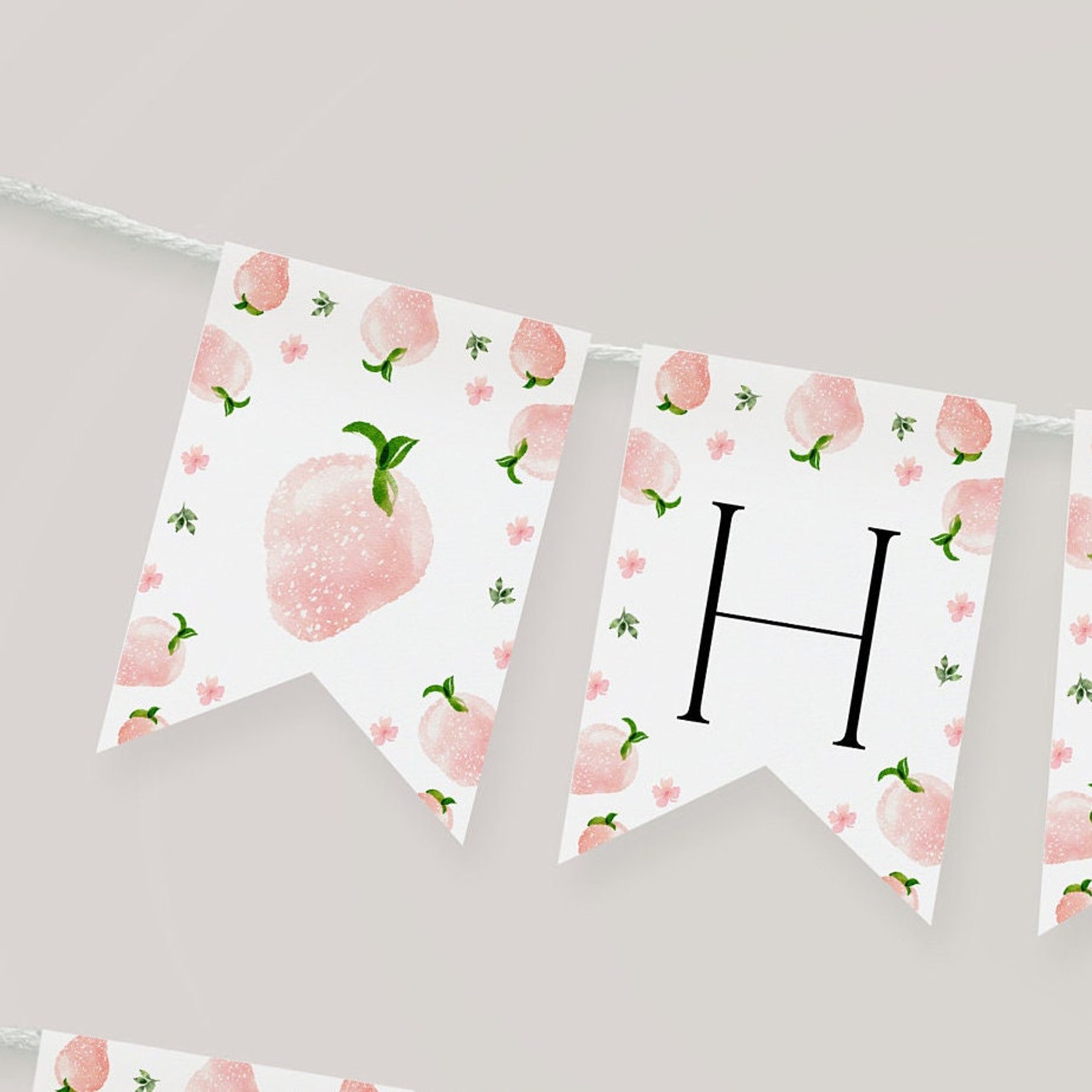 Happy Birthday Banner, Happy 1st Birthday Banner Printable, First ...