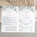 Baptism Programs Printable Christening Program Template - Etsy