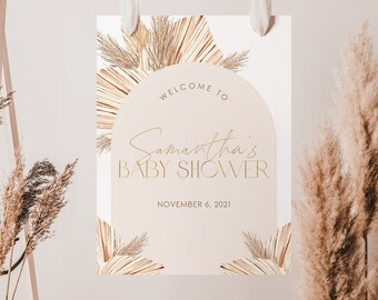 Boho Baby Shower Welcome Sign - Etsy