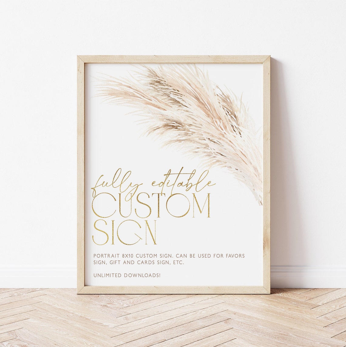 Boho Baby Shower Editable Custom Sign Boho Custom Sign - Etsy