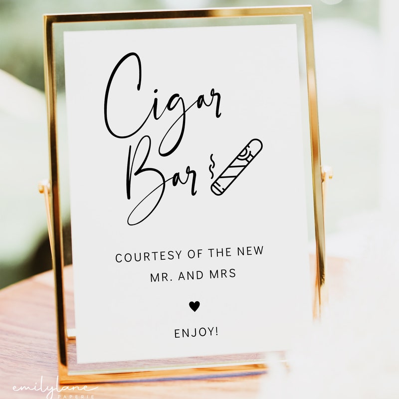 Cigar Bar Sign - Etsy