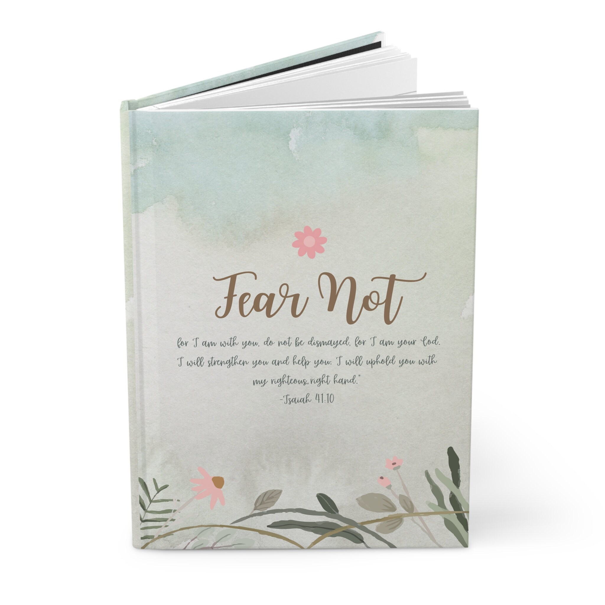 Fear Not Journal With Bible Verse Gifts for New Believers - Etsy