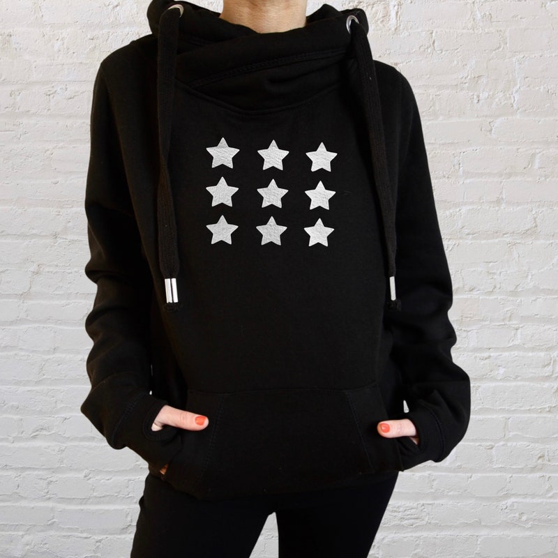 Cowl Neck Hoodie - Etsy