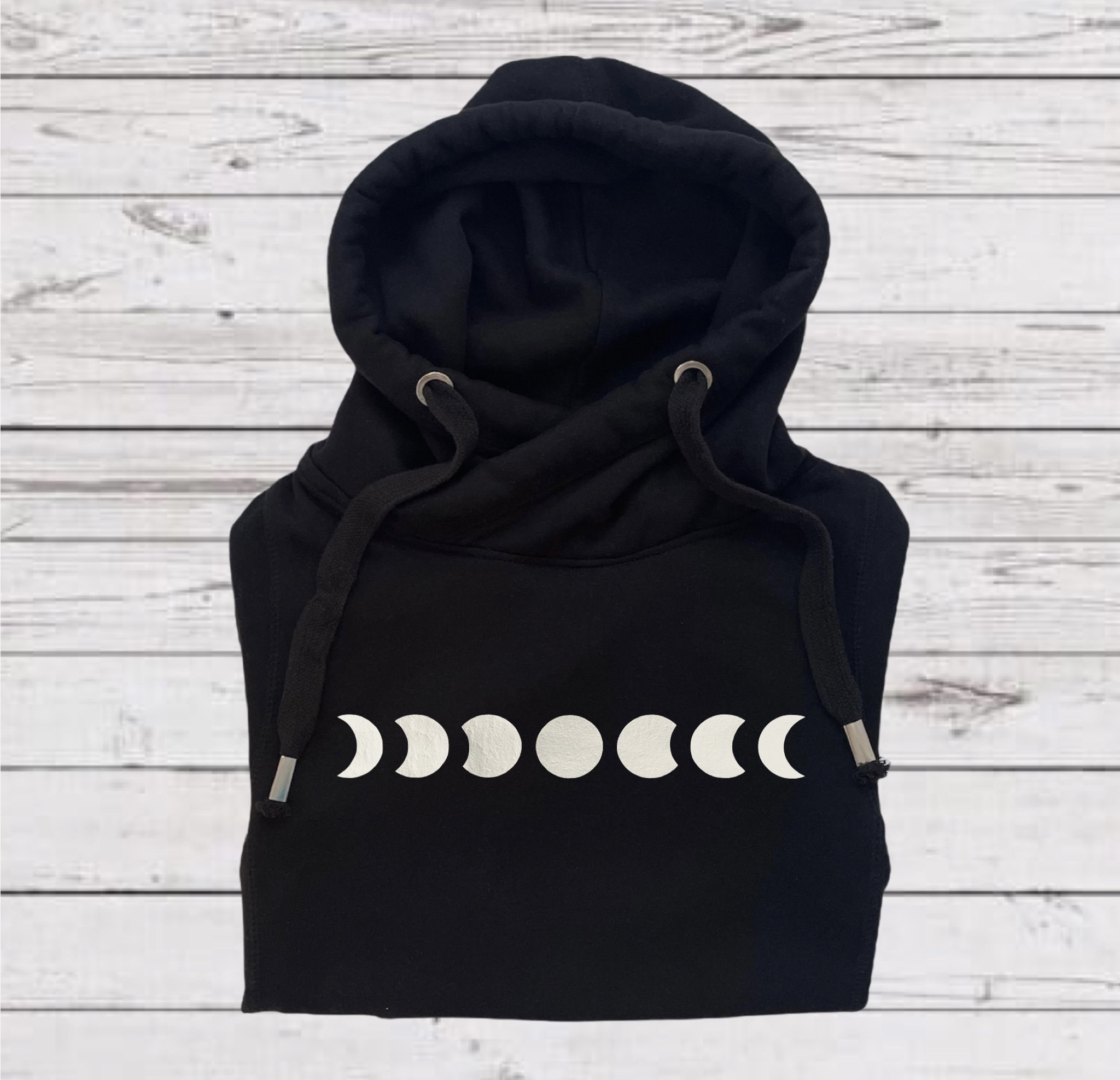Phases of the Moon Hoodie Spiritual Clothing Lunar Phases - Etsy
