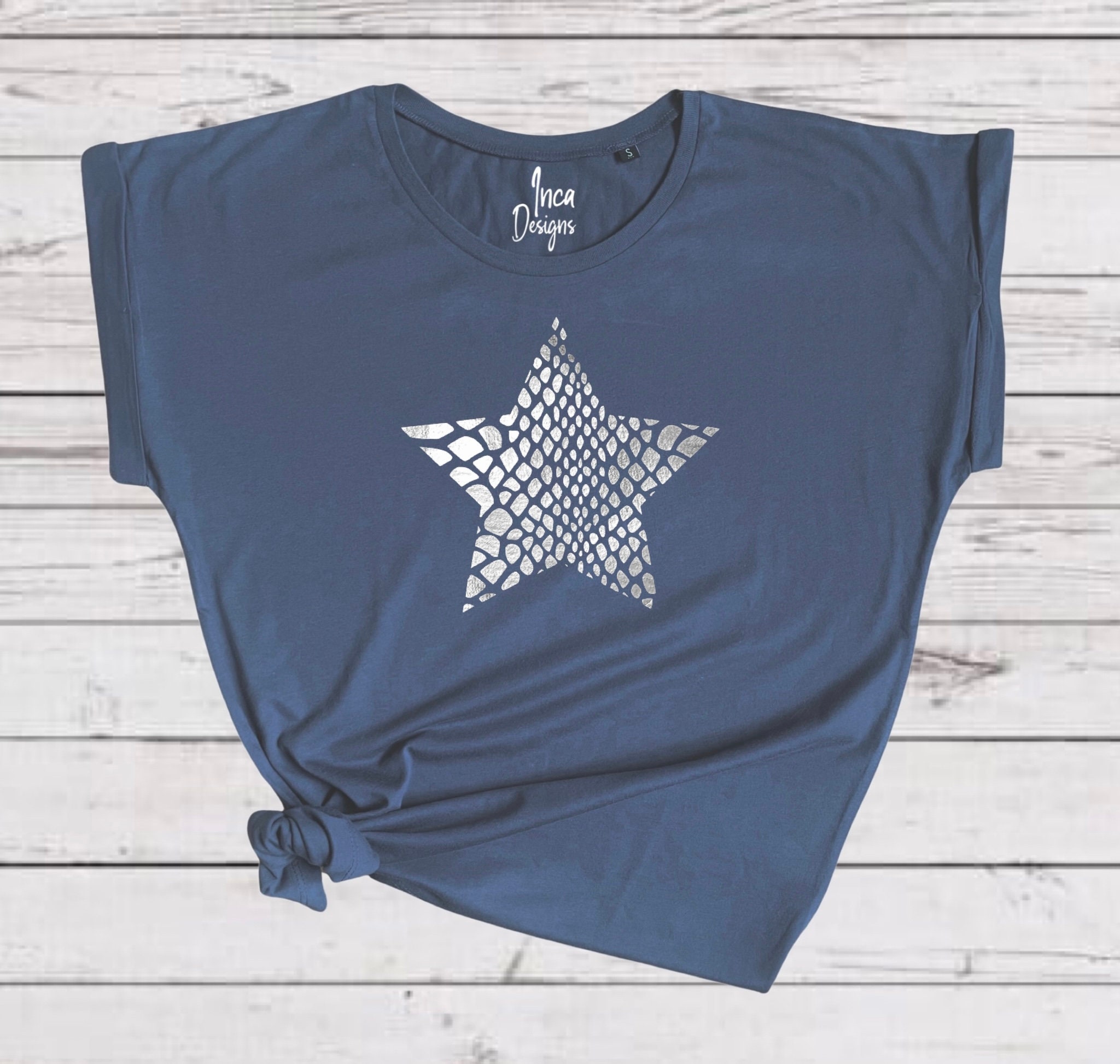 Ladies Animal Print Star Tshirt Leopard Print Top Zebra - Etsy