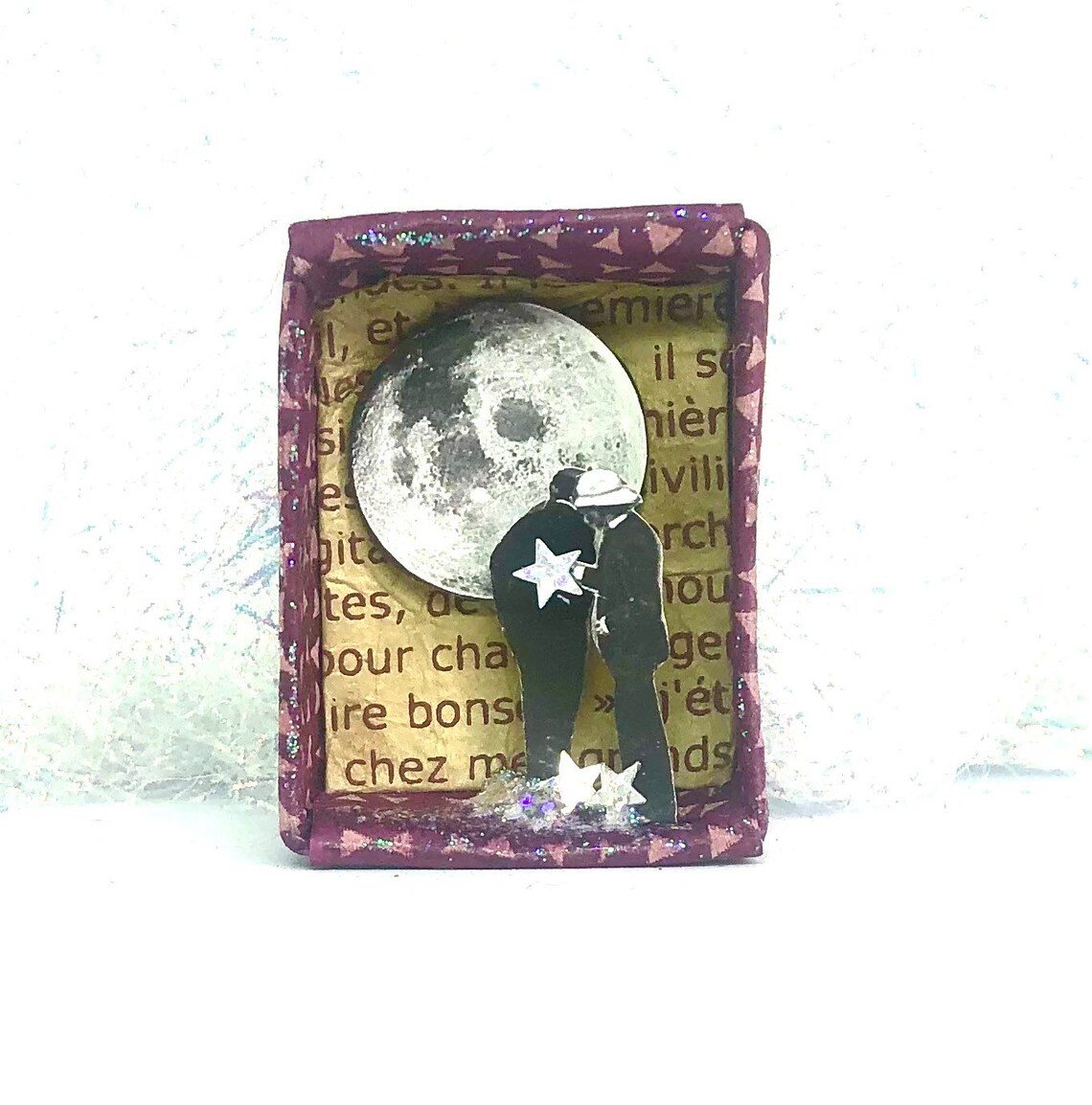 3d Collage to Stand or Hang Miniature Diorama Star Gatherers in Front ...