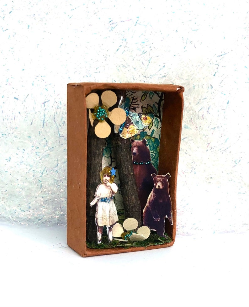 Diorama Miniature Decoration Collage 3d Paper Vintage Image in a ...