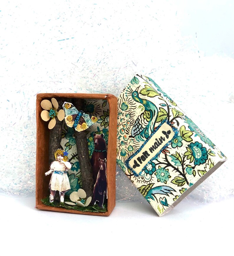 Diorama Miniature Decoration Collage 3d Paper Vintage Image in a ...