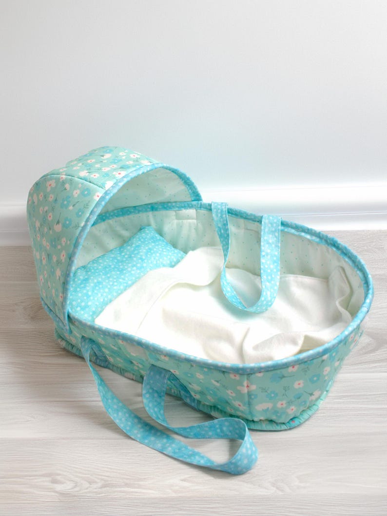 Baby Doll Bassinet Sewing Pattern: Fits Dolls up to 16 Inches (PDF ...