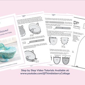 Baby Doll Bassinet Sewing Pattern: Fits Dolls up to 16 Inches (PDF ...