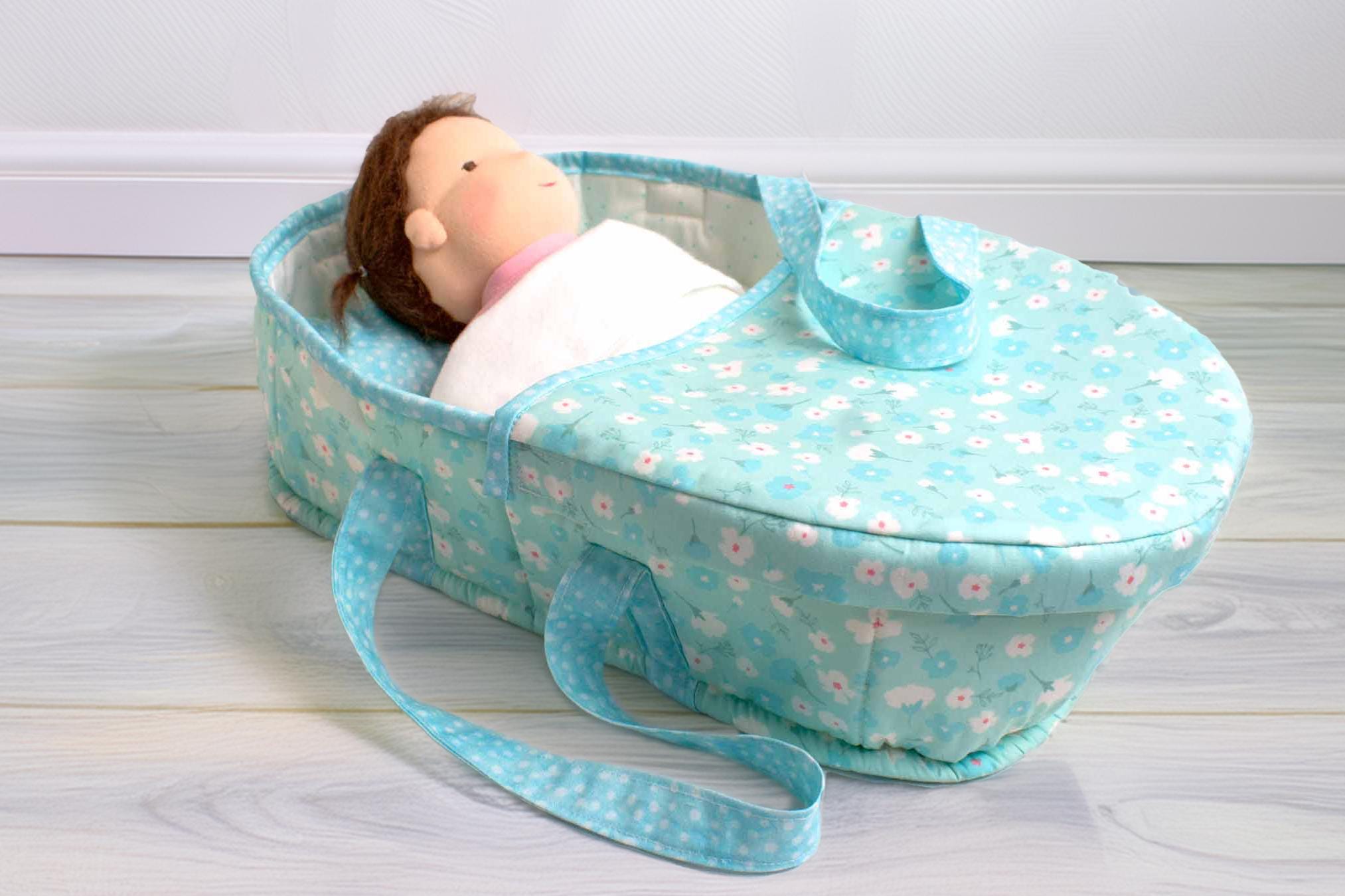 Baby Doll Bassinet Sewing Pattern: Fits Dolls up to 16 Inches (PDF ...