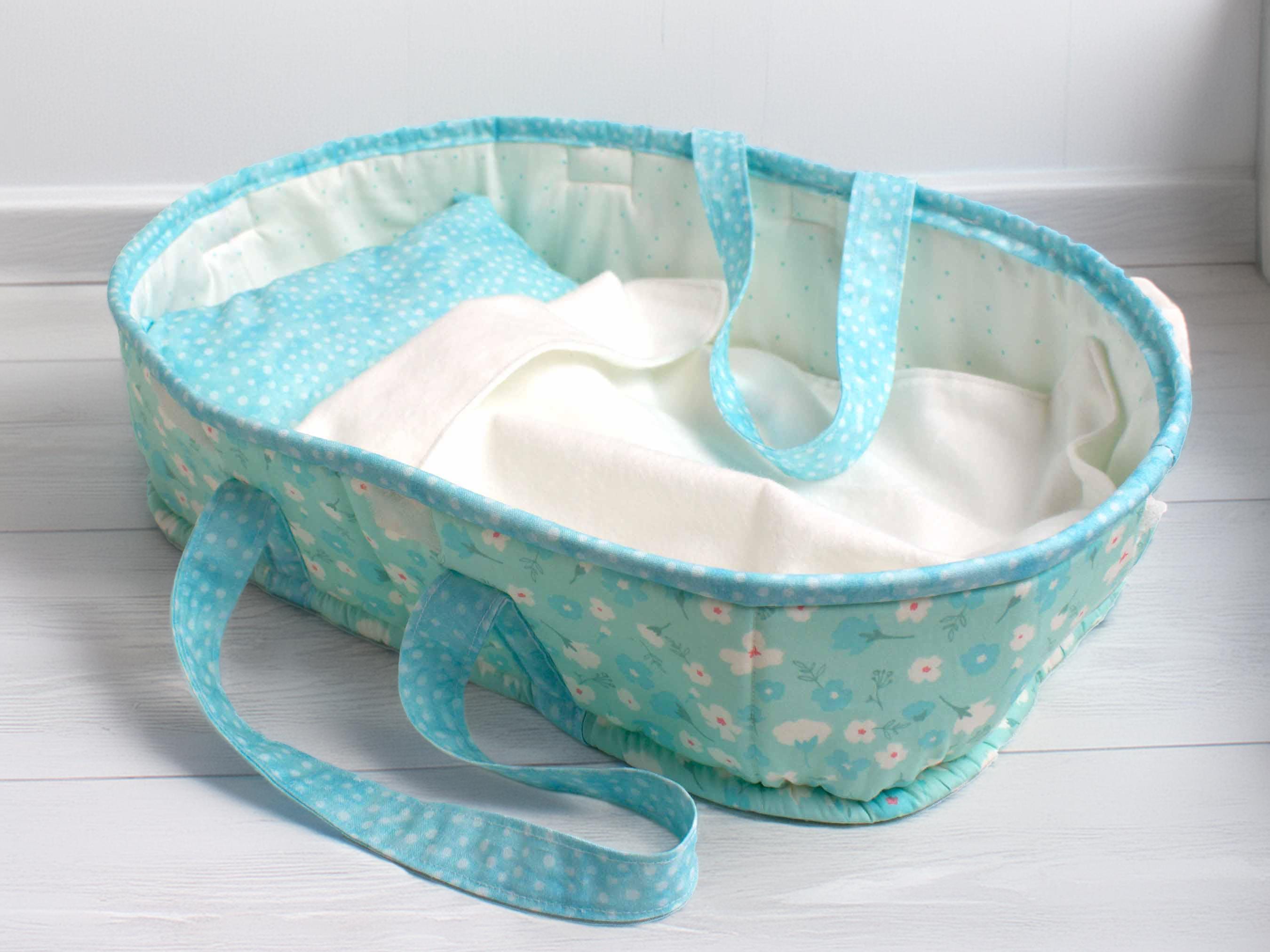 Baby Doll Bassinet Sewing Pattern: Fits Dolls up to 16 Inches (PDF ...