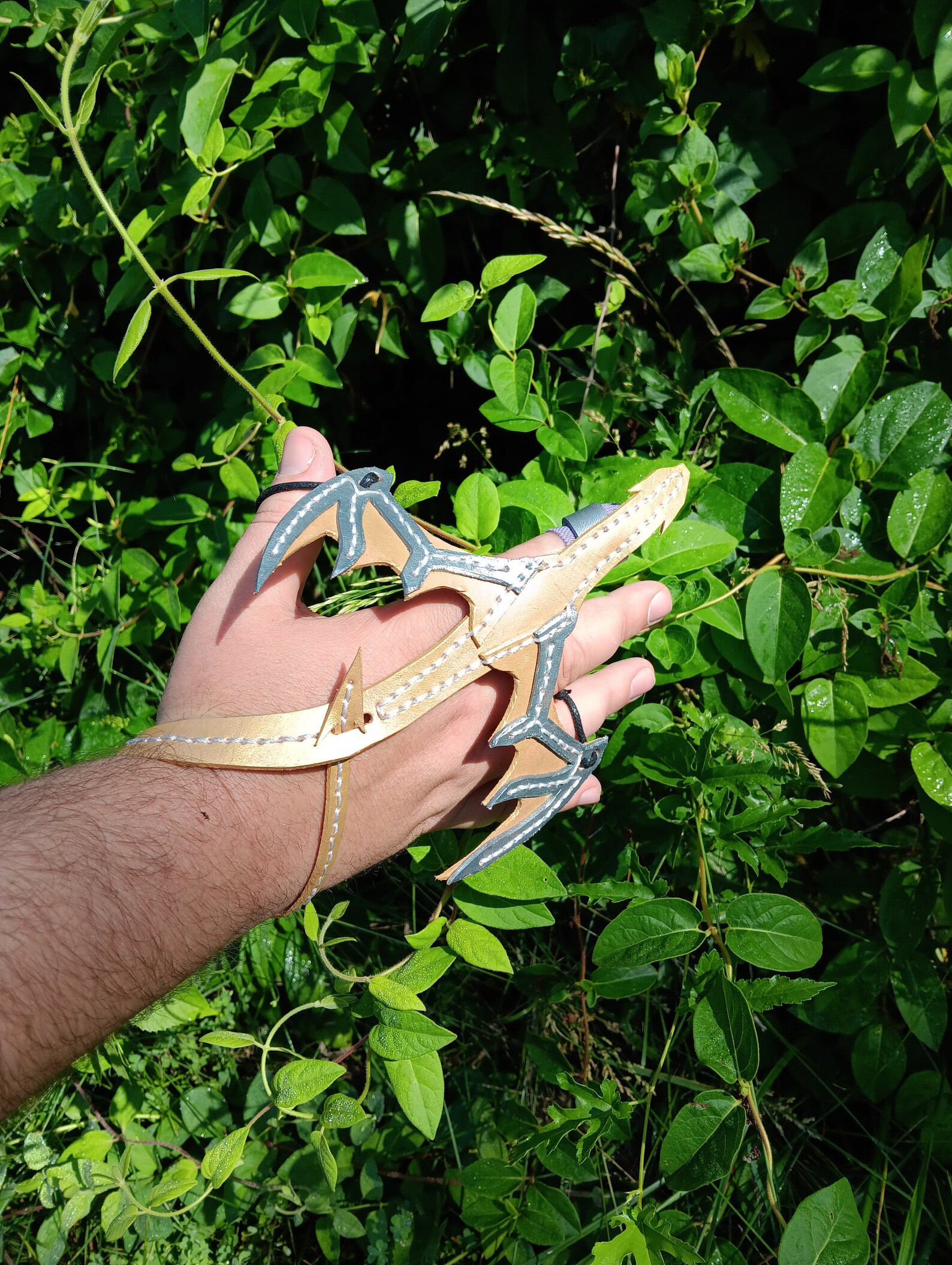 Dragon Hand Cuff Bracelet Leather Custom - Etsy