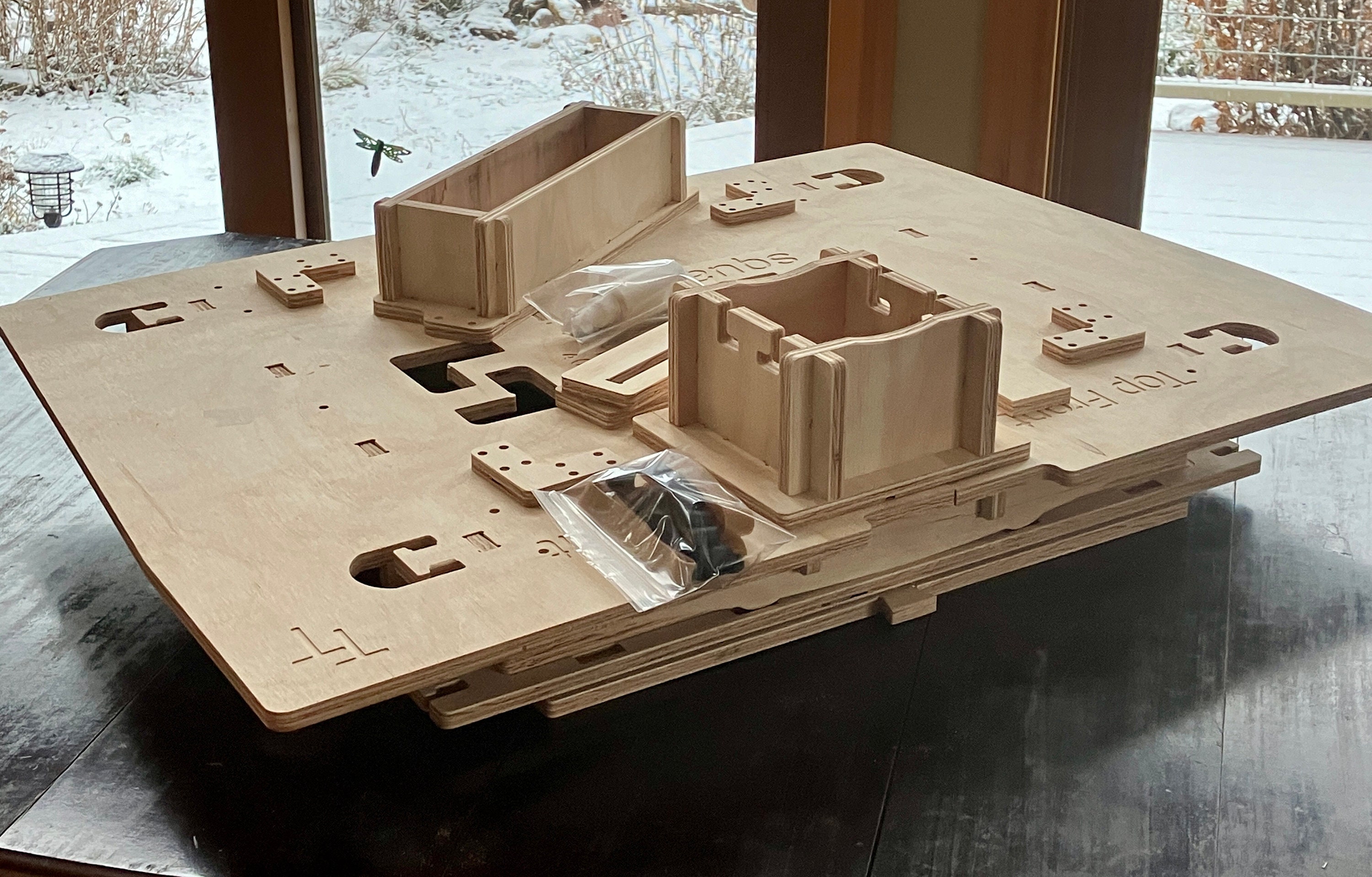 Plywood Rocker Plate Kit, Side-to-side and Forward-back Motion, New ...