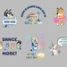 Bluey Show Bluey and Bingo Dance Mode PNG Bluey Download Bundle - Etsy ...