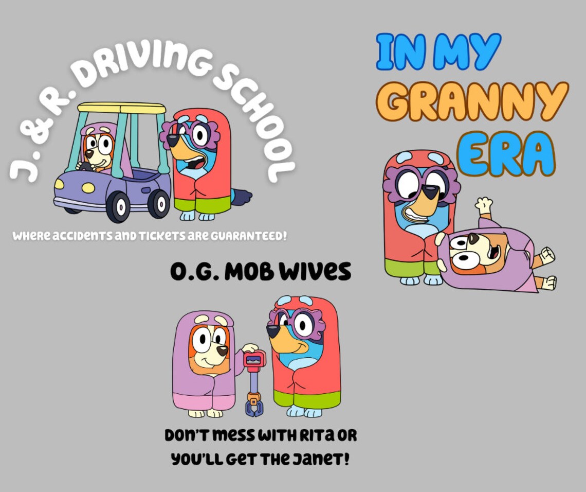 Bluey Show Bluey and Bingo Dance Mode PNG Bluey Download Bundle - Etsy ...