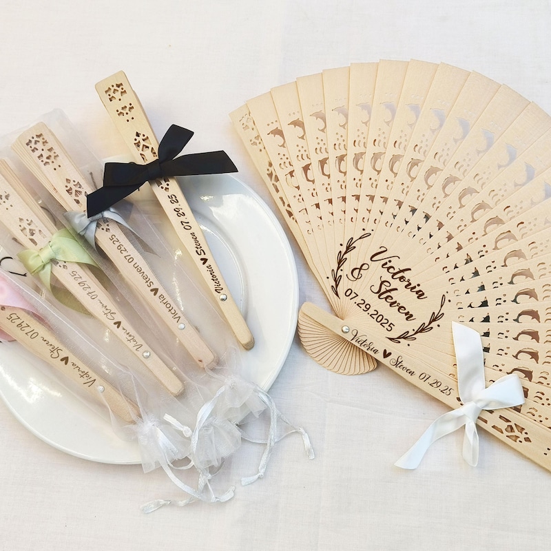 Fans for Wedding Favors - Etsy