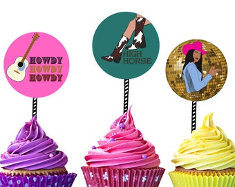 Dolly Parton Themed Printable Cupcake Toppers | Etsy