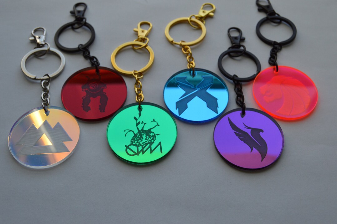 Circle - EDM Keychains - Etsy