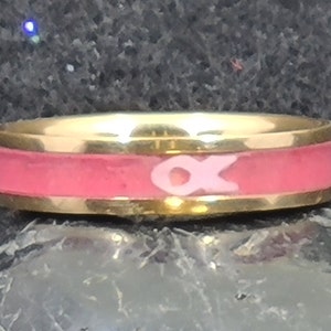 Breast Cancer Ring Handmade Hot Pink Opal Jewelry Breast Awareness Glow ...