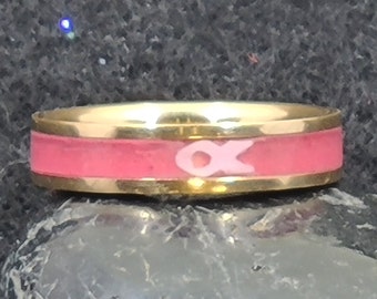 Breast Cancer Ring Jewelry - Etsy