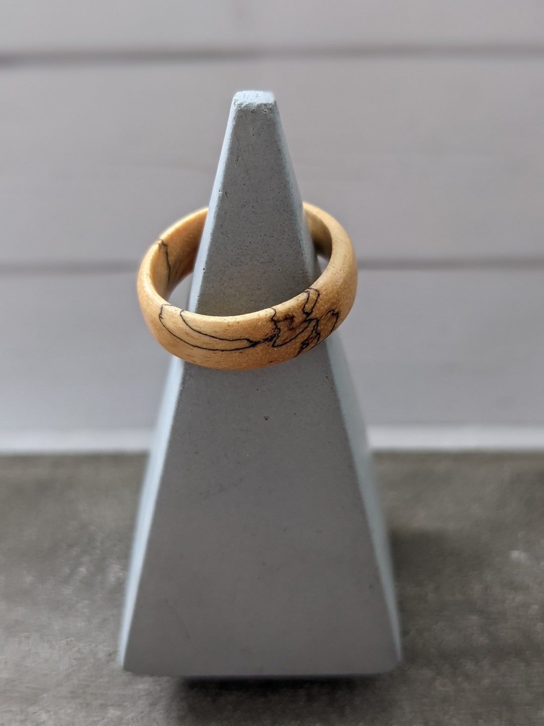 Solid Tamarind spalted Wood Ring - Etsy