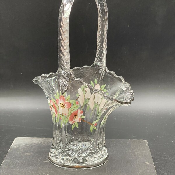 Clear Glass Easter Basket - Etsy